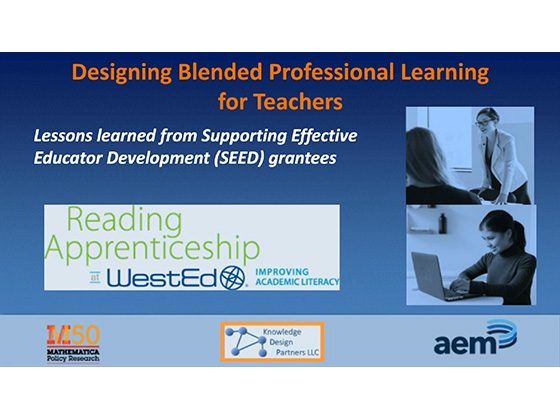 Designing Blended Professional Learning for Teachers